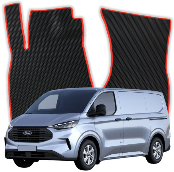 Autokoberce EVA - Ford Transit Custom 3-osobowy 2 gen Van 5 dverový ...